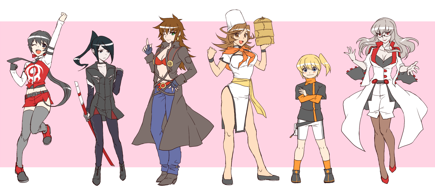 The Big Imageboard Tbib 6 Girls 6girls Arc System Works Belt