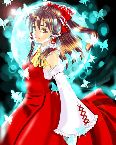 The Big Imageboard Tbib Bad Id Bad Pixiv Id Bangs Hakurei Reimu