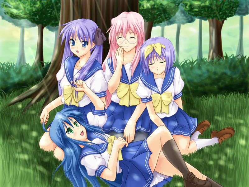 The Big Imageboard Tbib Ahoge Blue Eyes Blue Hair Closed Eyes