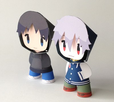 The Big ImageBoard (TBIB) - 2boys blue eyes brown hair casual hood ...