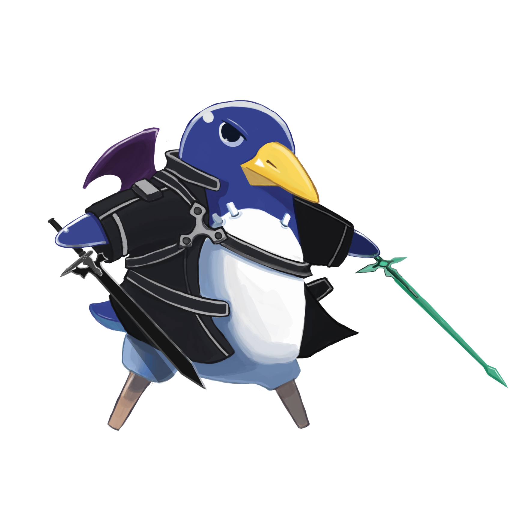 The Big ImageBoard (TBIB) - beak cosplay disgaea drawfag dual wielding ...