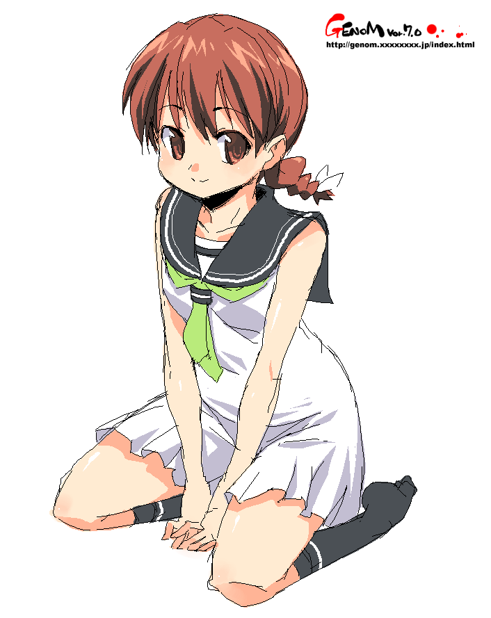 The Big ImageBoard (TBIB) - 1girl braid brown eyes brown hair ...