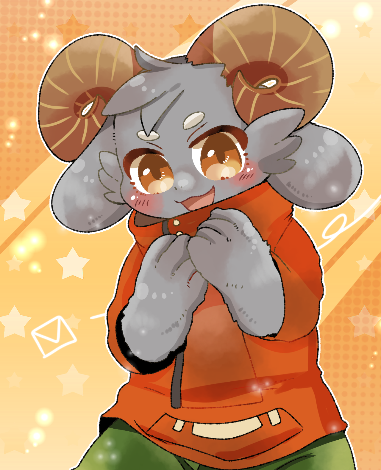 The Big ImageBoard (TBIB) - 4 fingers anthro blush bolgogi bottomwear bovid caprine clothed ...