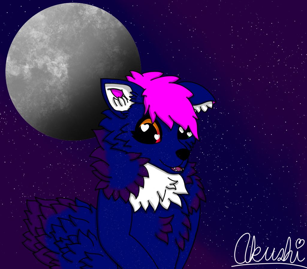 The Big ImageBoard (TBIB) - akushi ambiguous gender anthro blue body blue fur canid canine canis ...