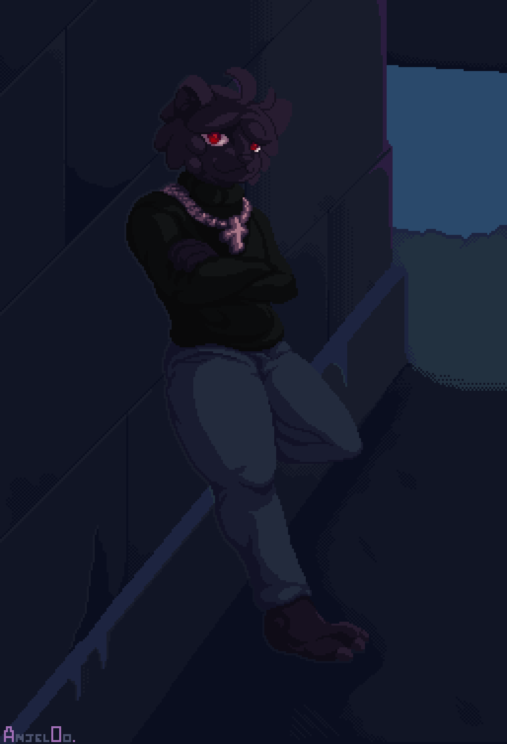 The Big ImageBoard (TBIB) - against surface against wall andromorph (lore) anjel0o anthro ...