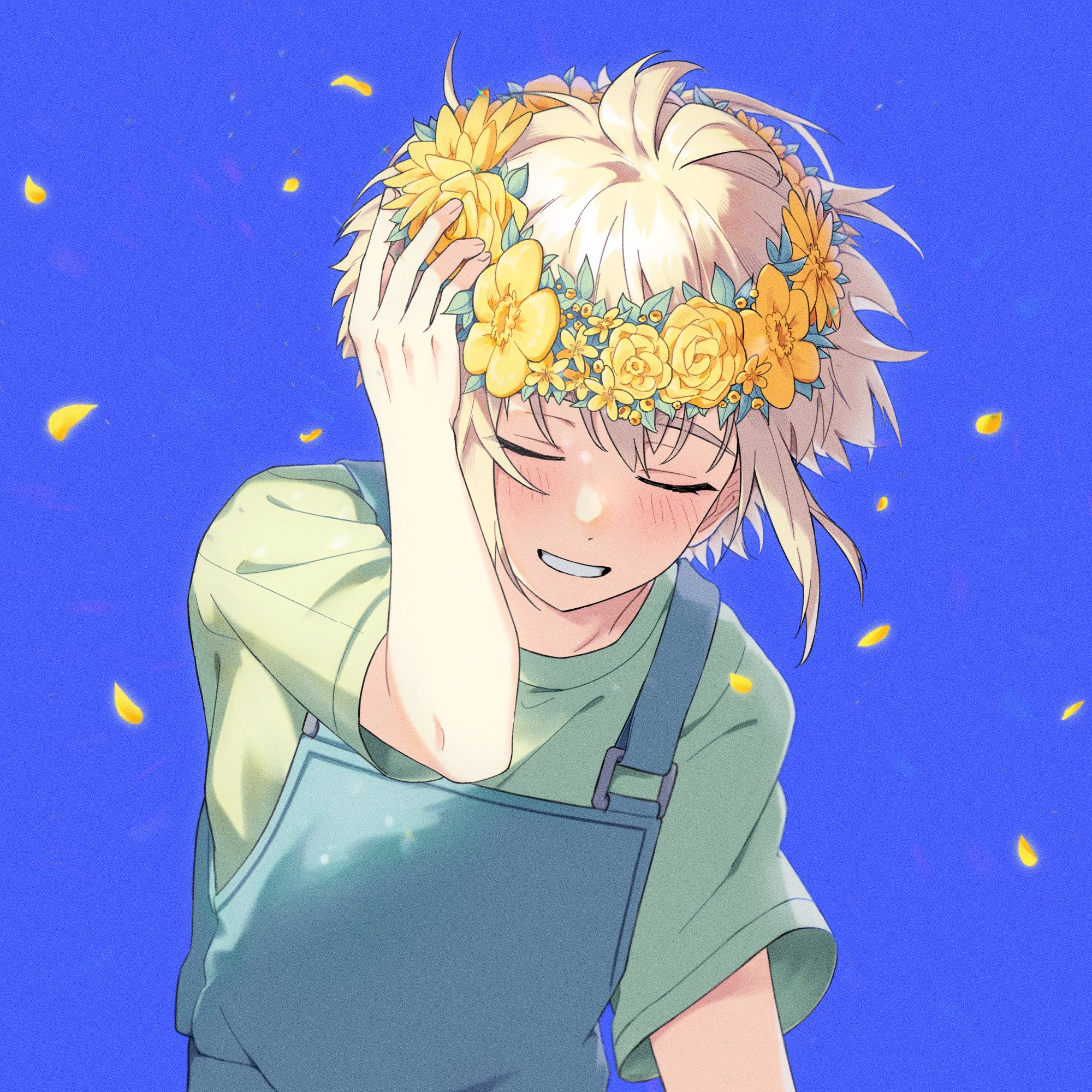 The Big ImageBoard (TBIB) - 1boy arm up basil (faraway) (omori) basil ...