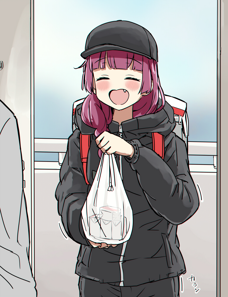 The Big ImageBoard (TBIB) - 1boy 1girl :d backpack bag baseball cap blush bocchi the rock! braid ...