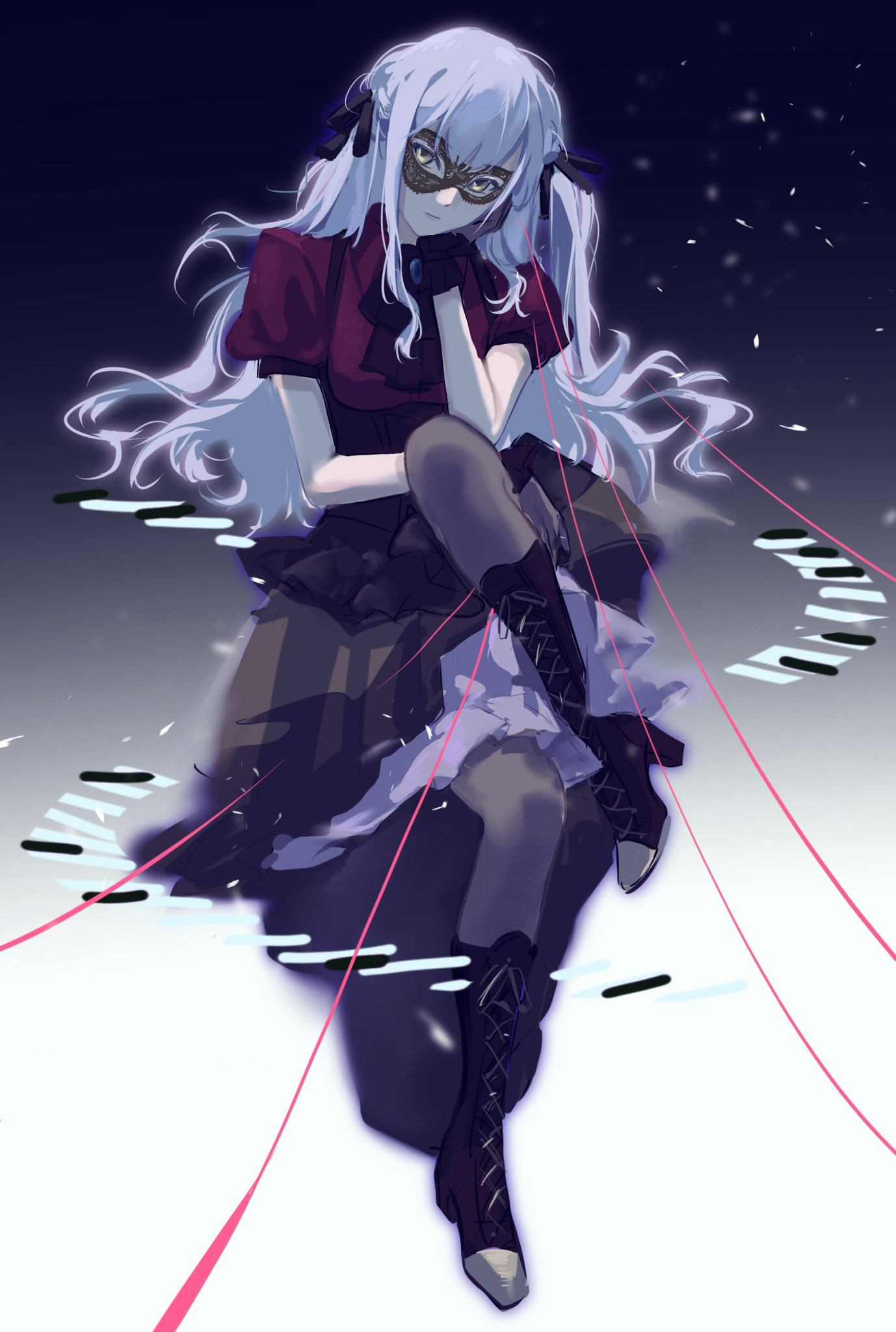 The Big ImageBoard (TBIB) - 1girl ascot bang dream! bang dream! it's mygo!!!!! black ascot black ...