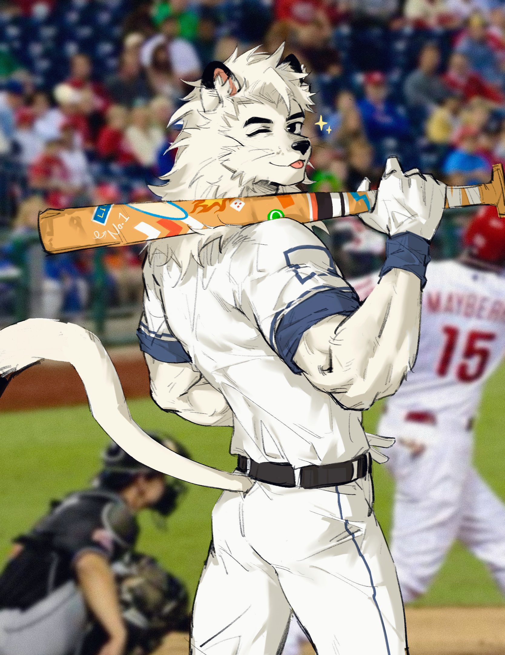 The Big ImageBoard (TBIB) - 1boy baseball baseball bat baseball uniform ...