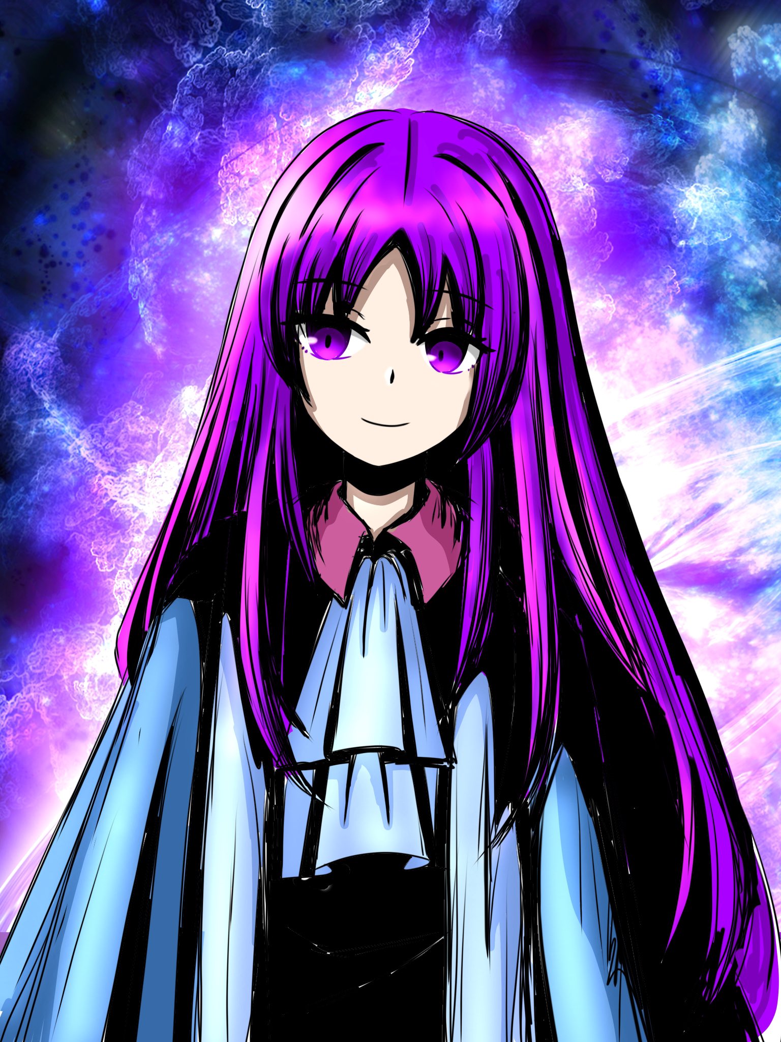 The Big ImageBoard (TBIB) - 1other androgynous ascot black coat blue ...