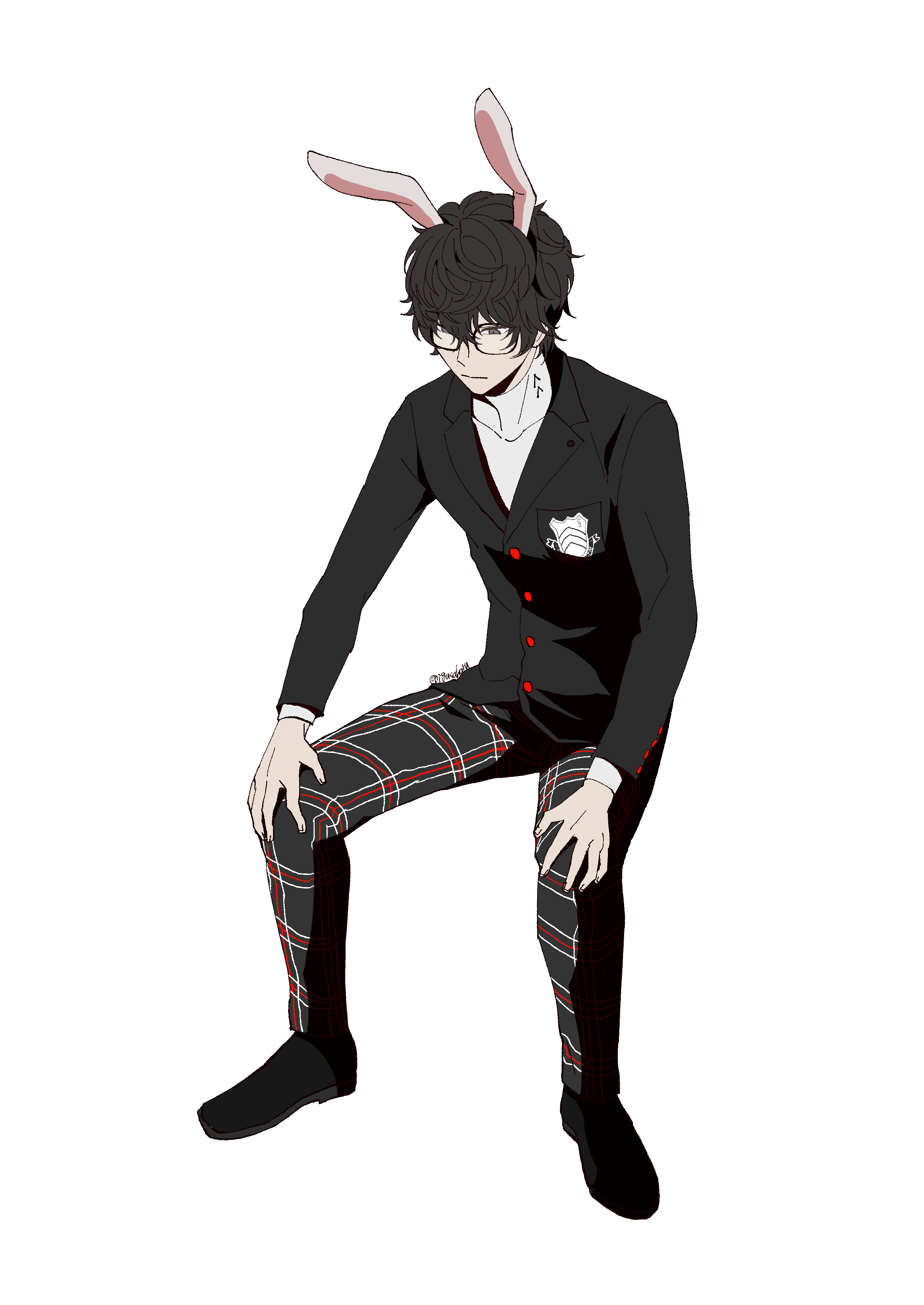 The Big ImageBoard (TBIB) - 1boy absurdres amamiya ren animal ears ...