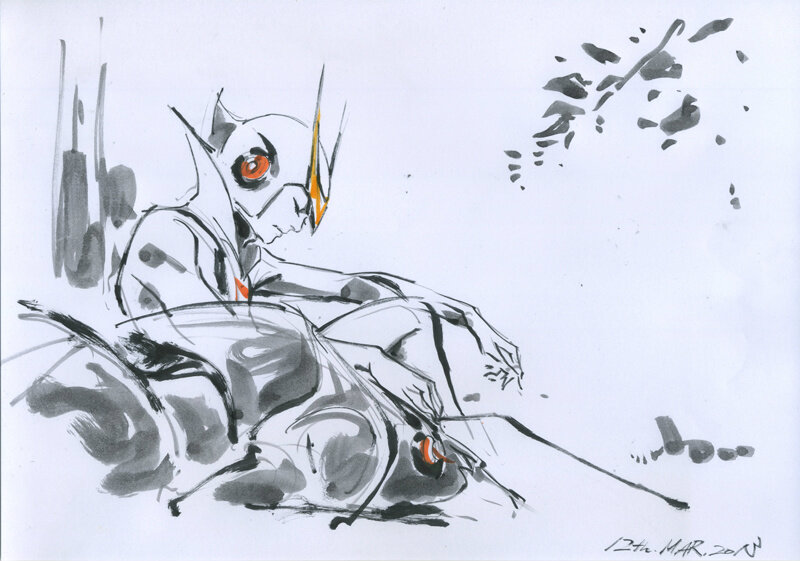 The Big ImageBoard (TBIB) - 1boy animal blue theme bodysuit casshern ...