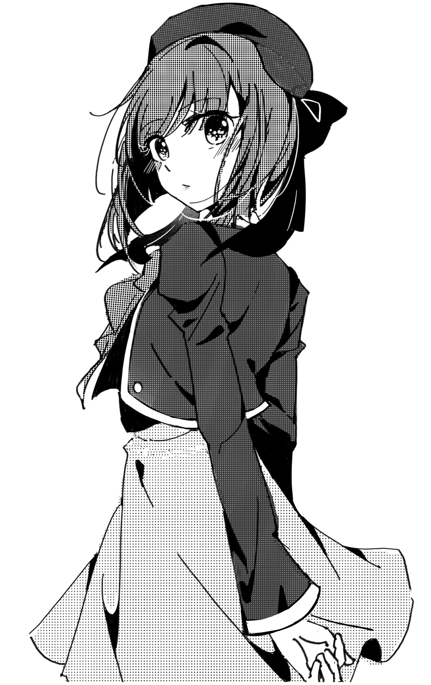 The Big ImageBoard (TBIB) - 1girl absurdres arima kana beret blush bob cut border bow bowtie ...