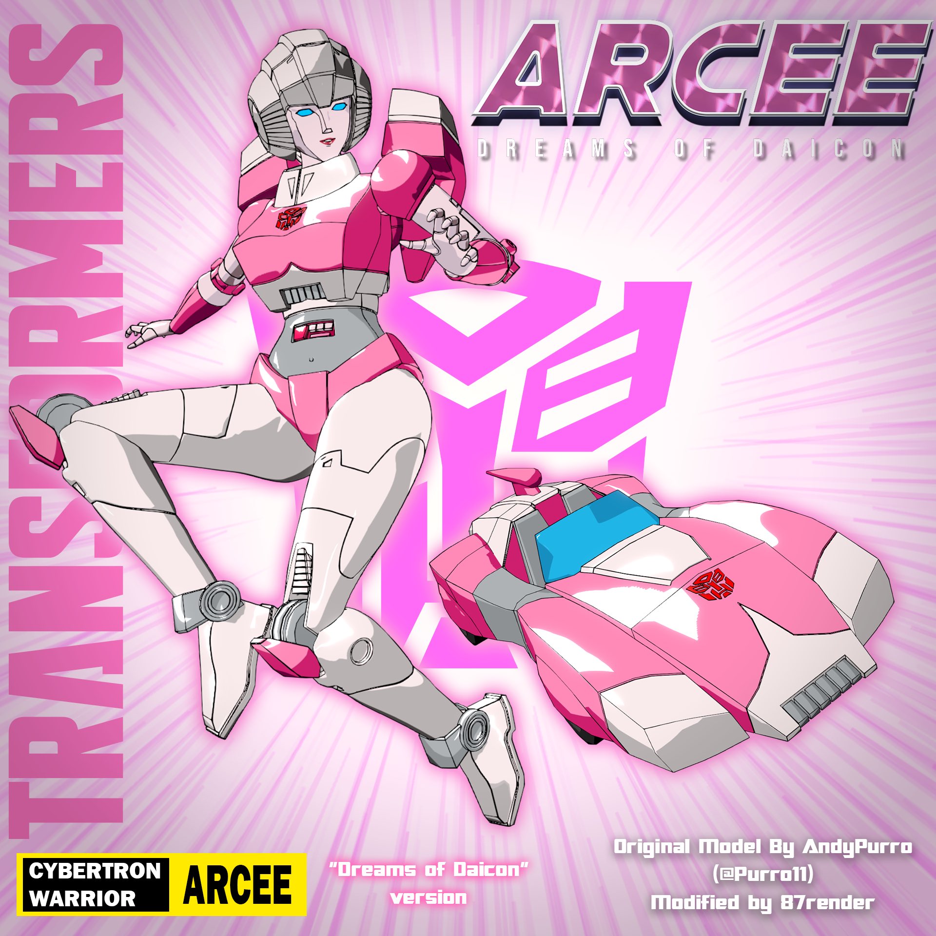 The Big Imageboard Tbib 1girl 3d Andypurro Arcee Autobot Blender