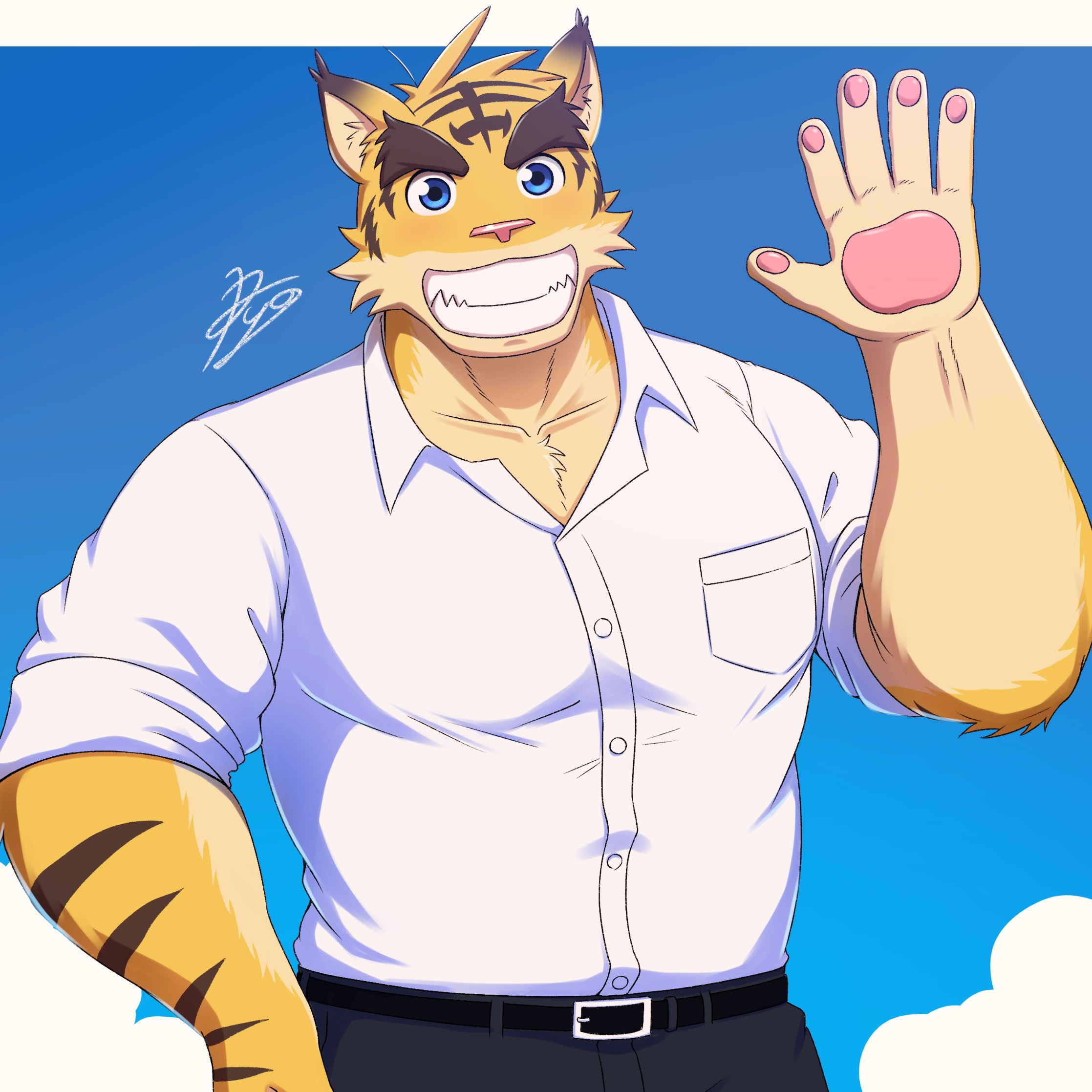 The Big Imageboard Tbib 1 1 2023 5 Fingers Anthro Blue Eyes