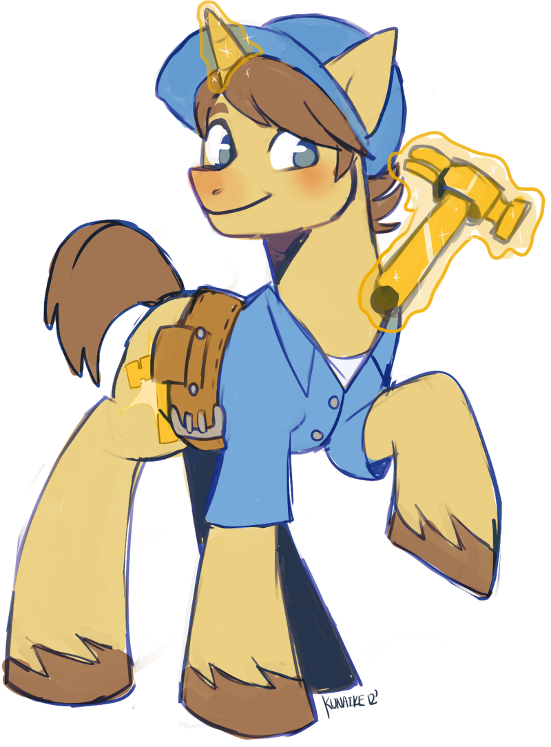 The Big ImageBoard (TBIB) - brown hair clothing cutie mark equine feral ...