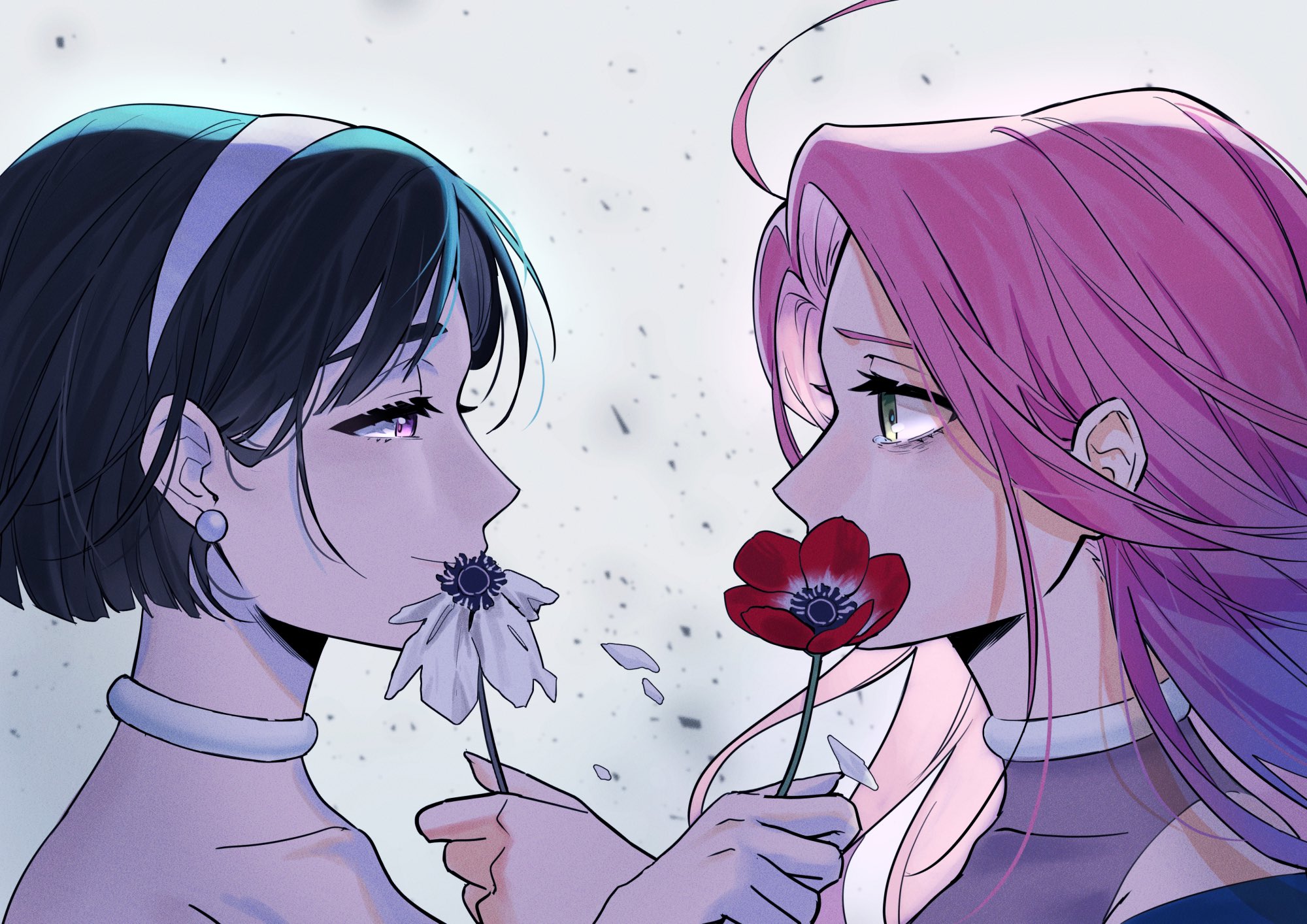 The Big ImageBoard (TBIB) - 2girls alien stage black hair bob cut ...