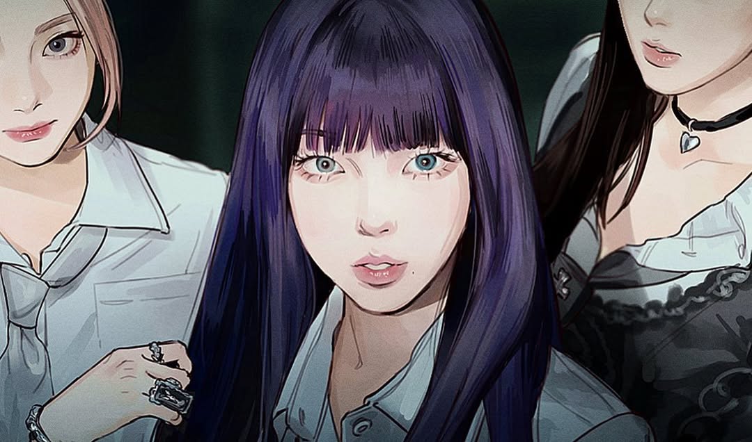 The Big ImageBoard (TBIB) - 3girls aespa blue eyes blue hair blunt ...