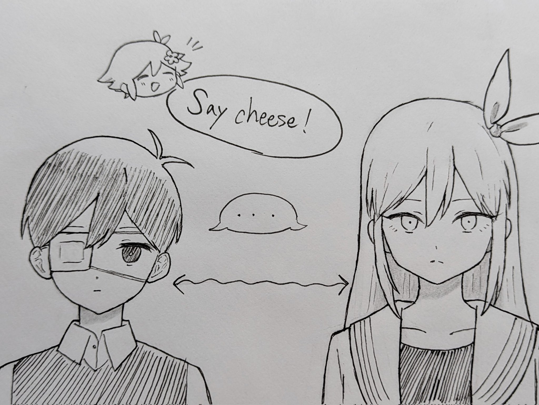 The Big ImageBoard (TBIB) - ... 1girl 2boys antenna hair aubrey ...