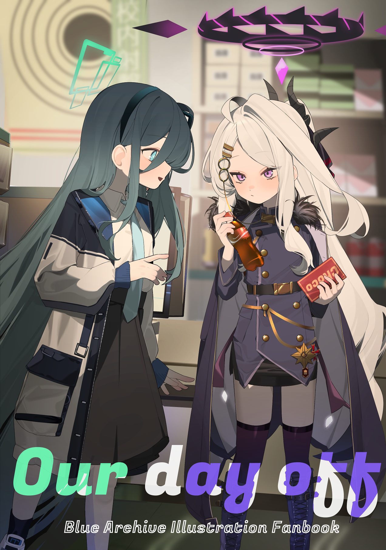 The Big ImageBoard (TBIB) - 2girls ahoge aris (blue archive) armband ...