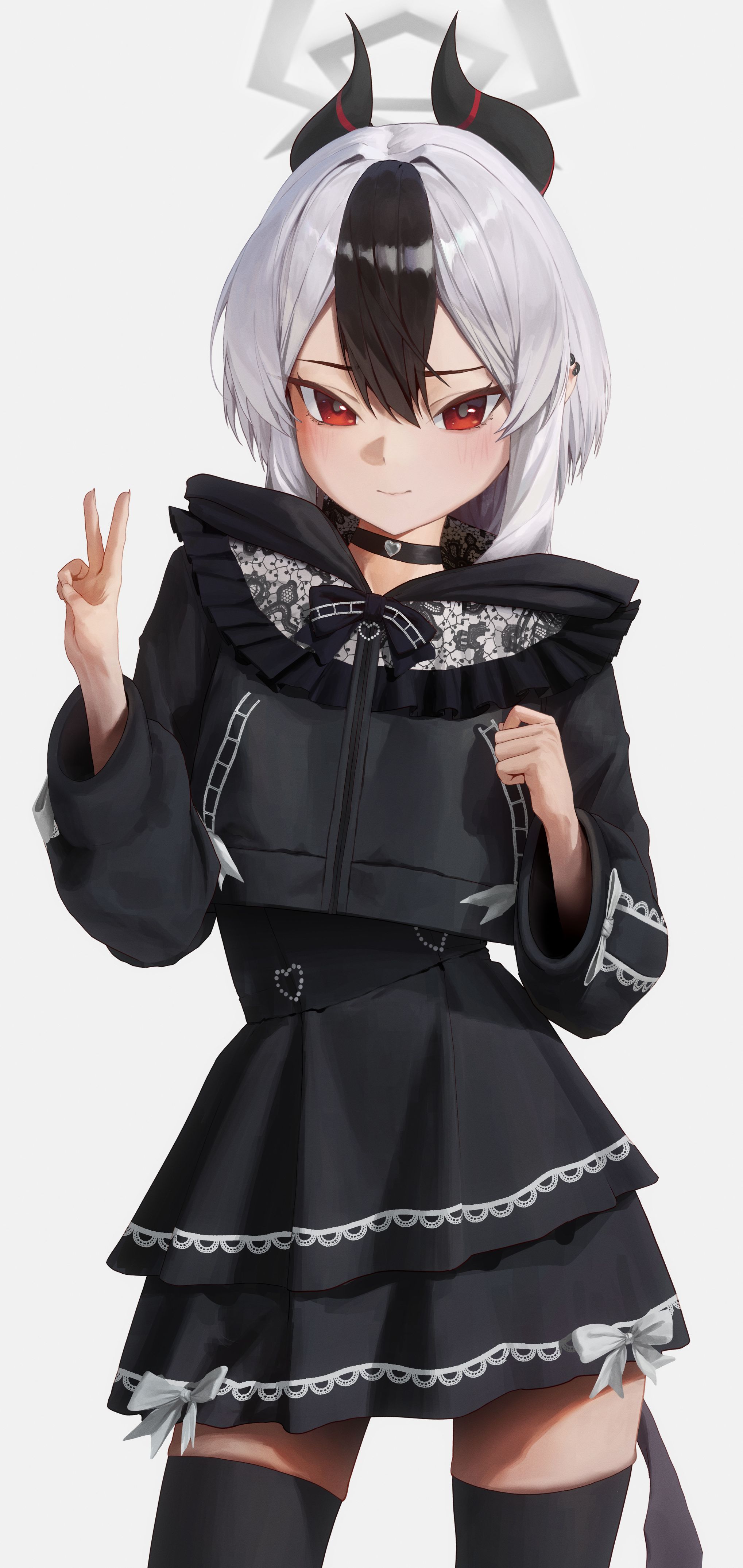 The Big ImageBoard (TBIB) - 1girl absurdres alternate costume black ...