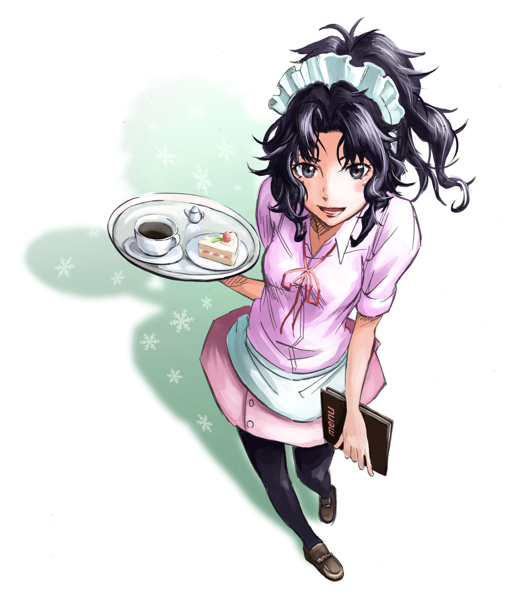 The Big ImageBoard (TBIB) - 1girl alternate hairstyle amagami black eyes black hair black ...