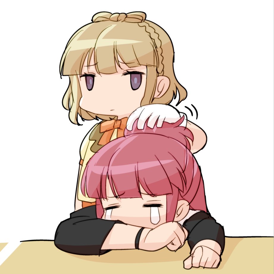 The Big ImageBoard (TBIB) - 2girls alice gear aegis ameyoii bow chibi ...