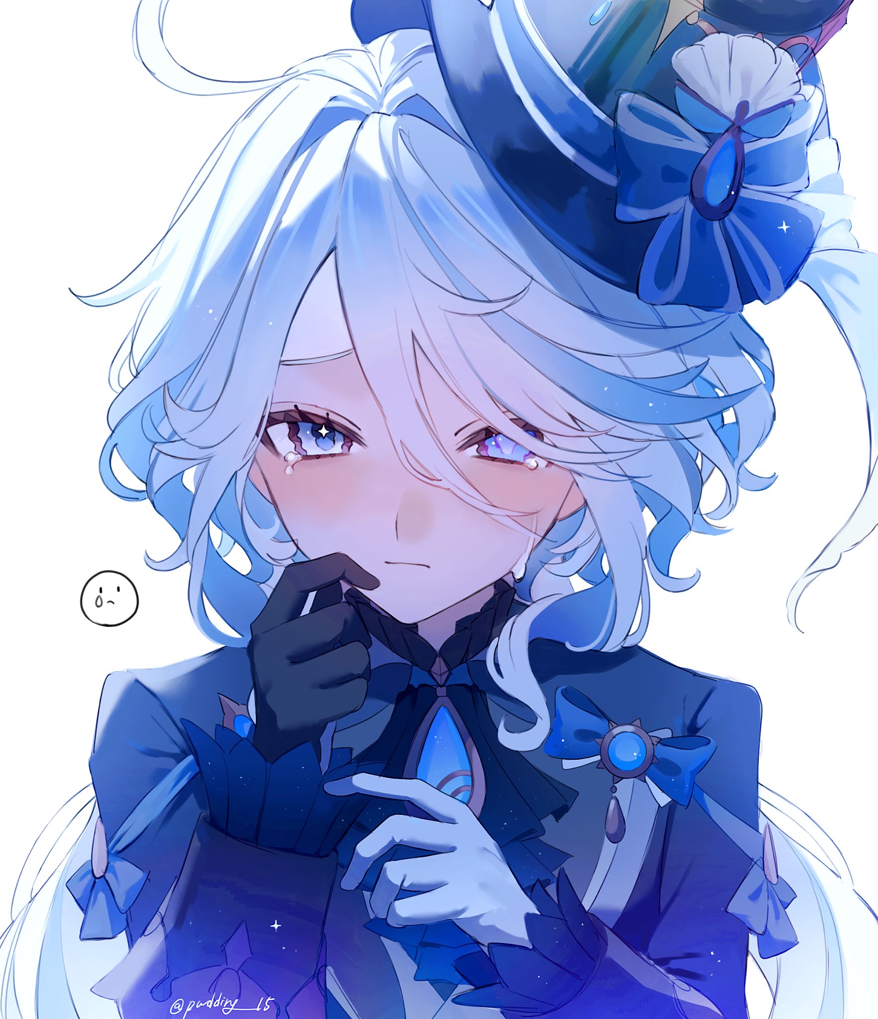 The Big ImageBoard (TBIB) - 1girl ahoge artist name ascot asymmetrical gloves black ascot black ...