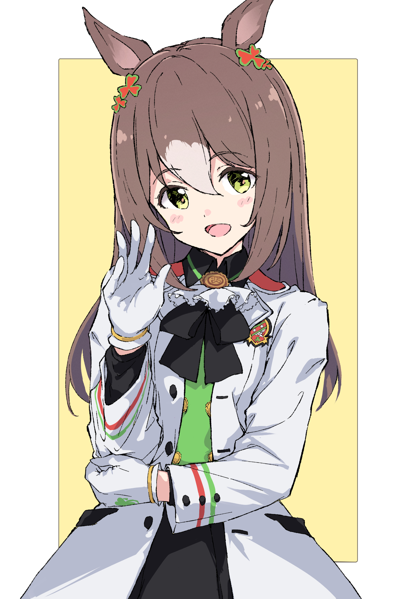 The Big ImageBoard (TBIB) - 1girl alternate hairstyle animal ears black ...