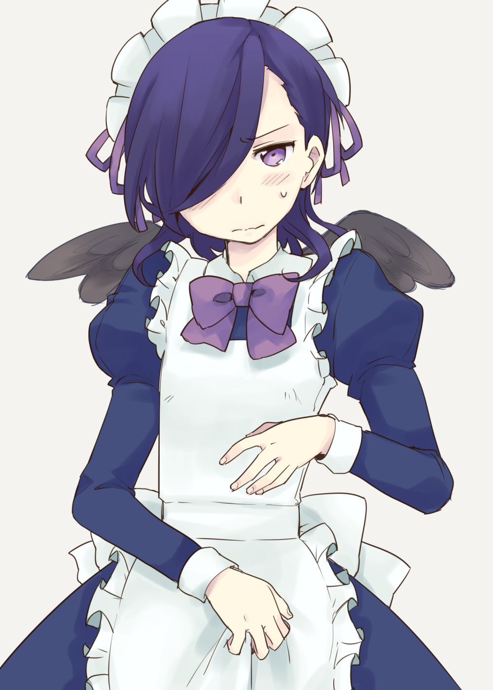 The Big ImageBoard (TBIB) - alternate costume apron blush chita crossdressing dress enmaided ...