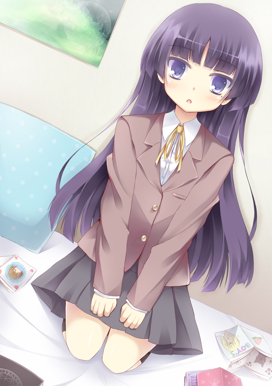 The Big ImageBoard (TBIB) - 1girl bad id bad pixiv id black hair gokou ruri highres long hair ...
