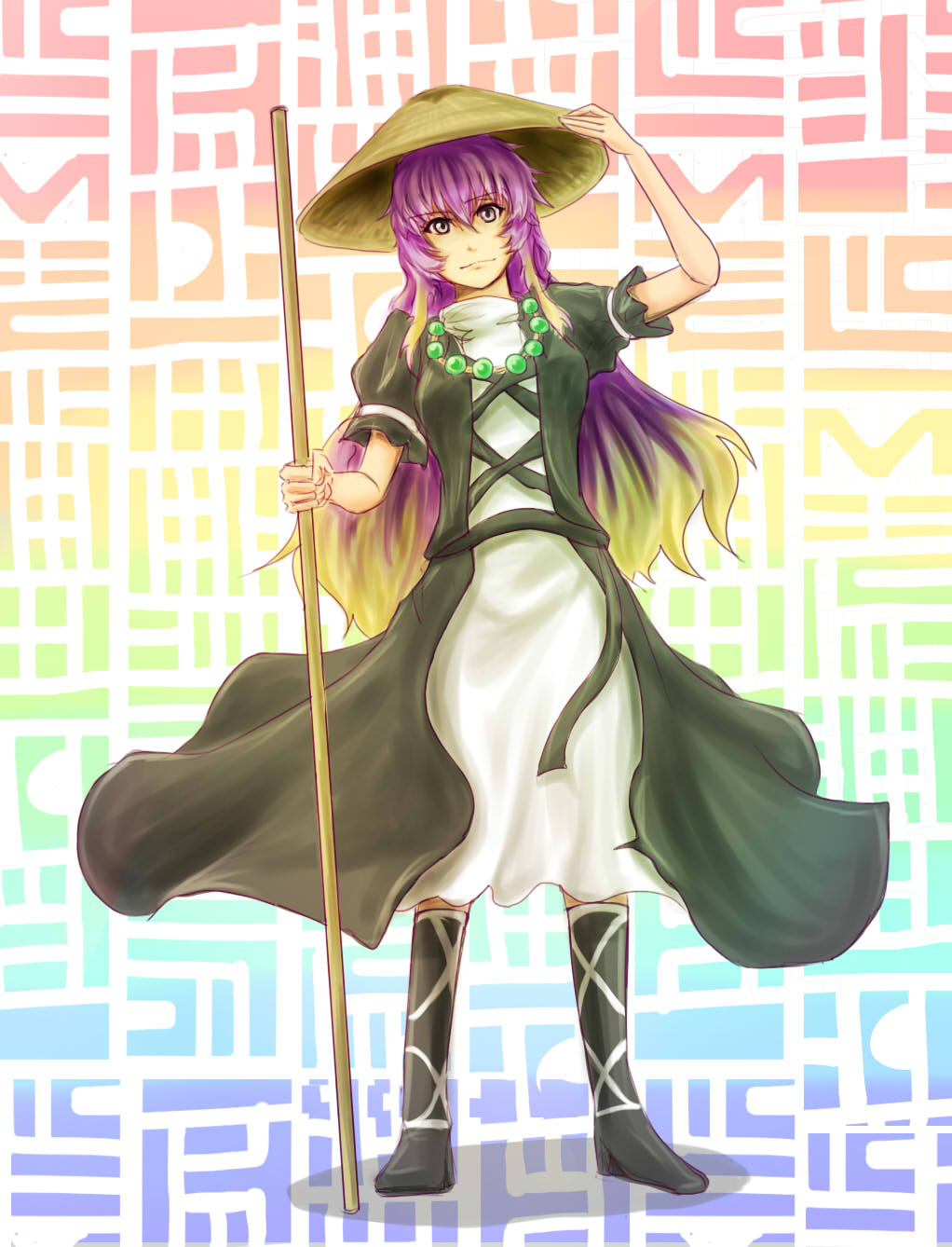 The Big ImageBoard (TBIB) - 1girl ajirogasa commentary request dress ...