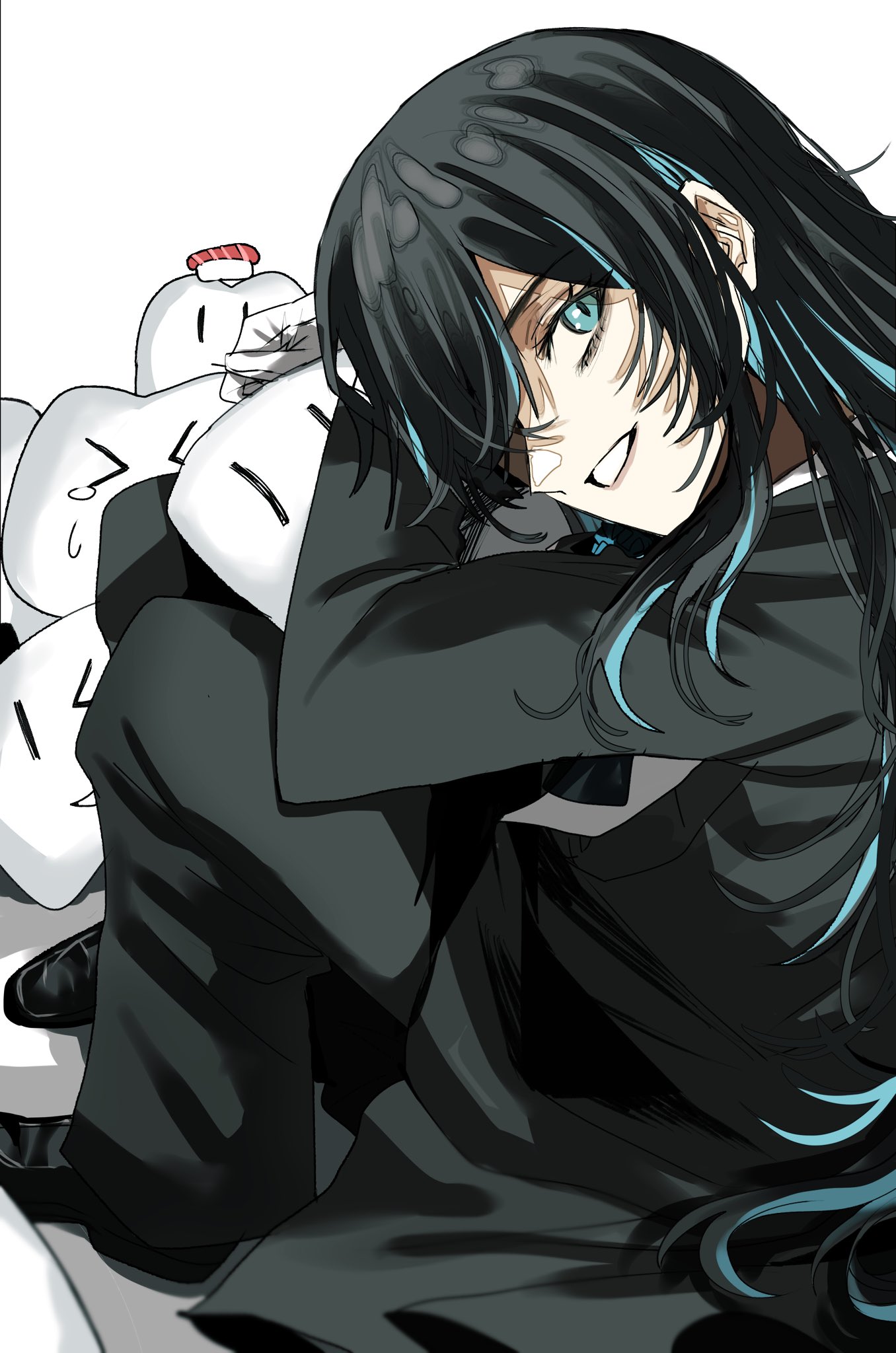 The Big ImageBoard (TBIB) - 1girl ado (utaite) black coat black ...