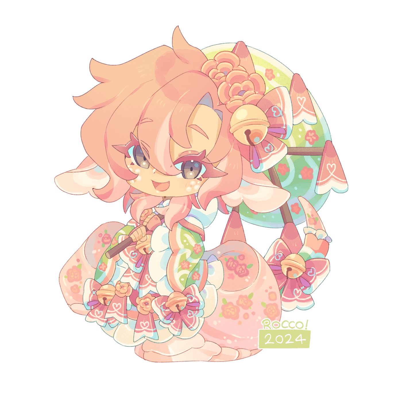 The Big ImageBoard (TBIB) - 1girl animal ears bell borrowed character ...