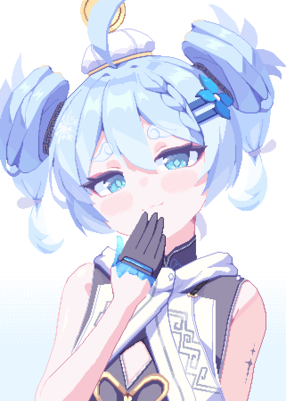 The Big Imageboard Tbib 1girl Ahoge Animated Animated Bare Shoulders Black Gloves