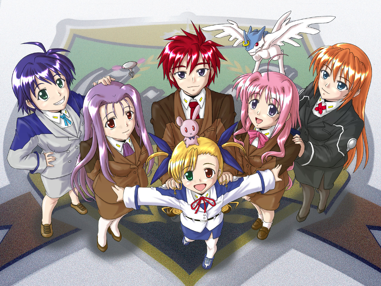 The Big ImageBoard (TBIB) - 5girls ahoge blonde hair blue eyes brown ...