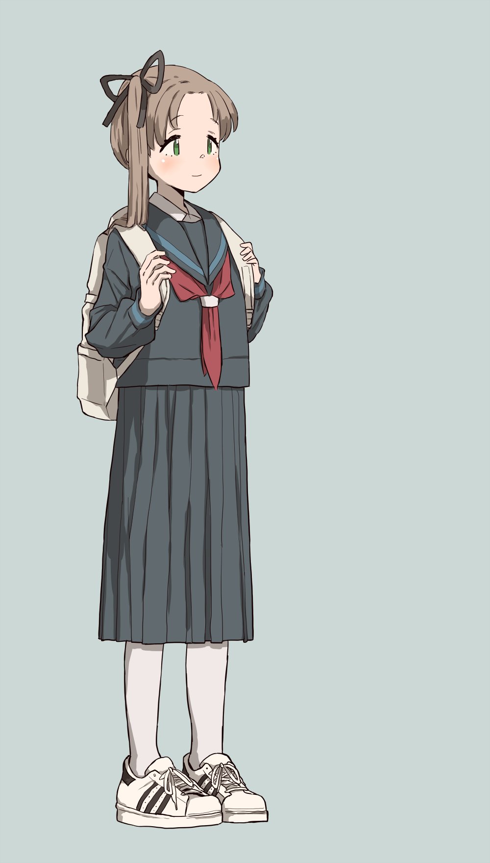 The Big ImageBoard (TBIB) - 1girl alternate costume ayanami (kancolle) backpack bag black sailor ...