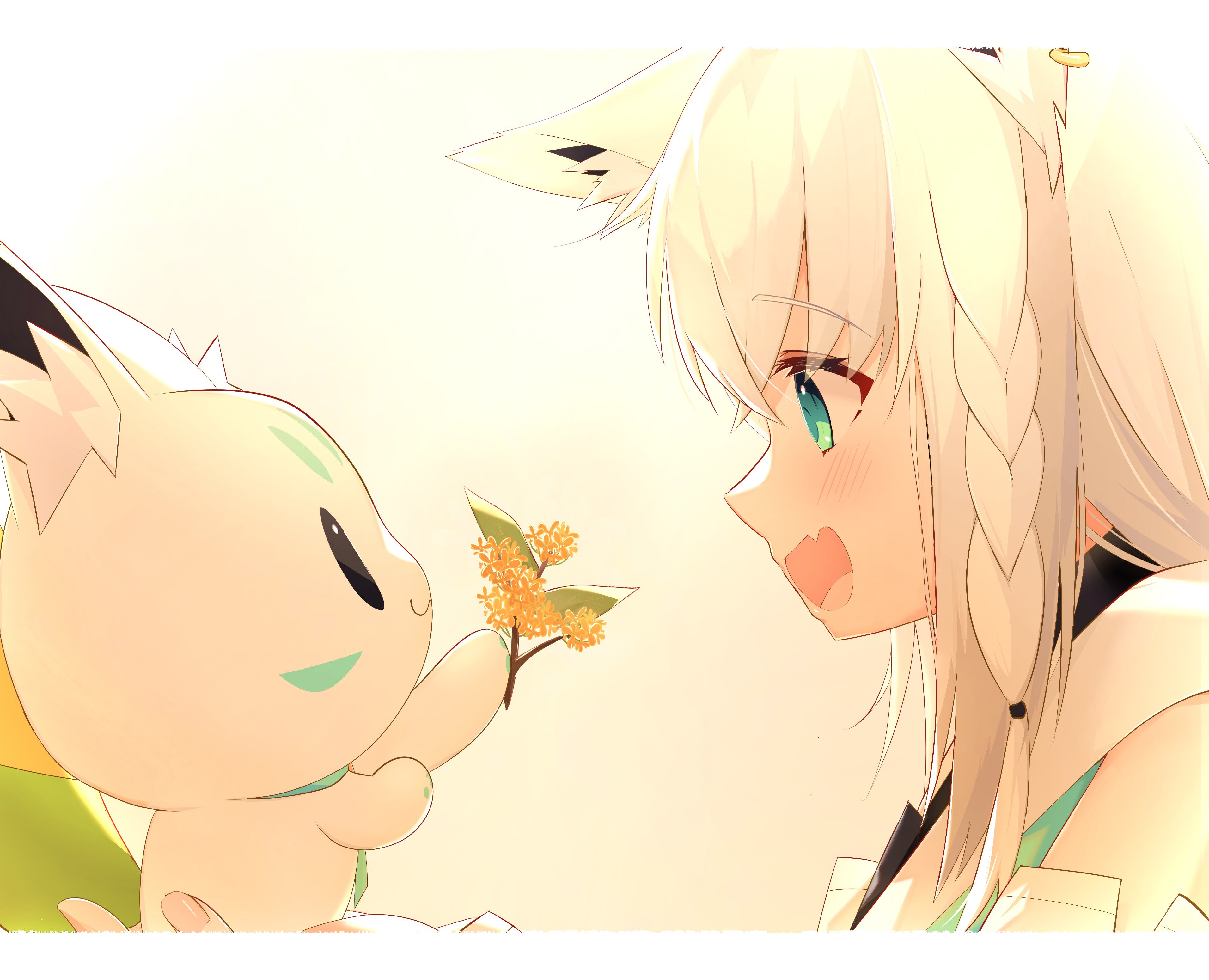 The Big ImageBoard (TBIB) - 1girl absurdres animal ear fluff animal ear piercing animal ears ...