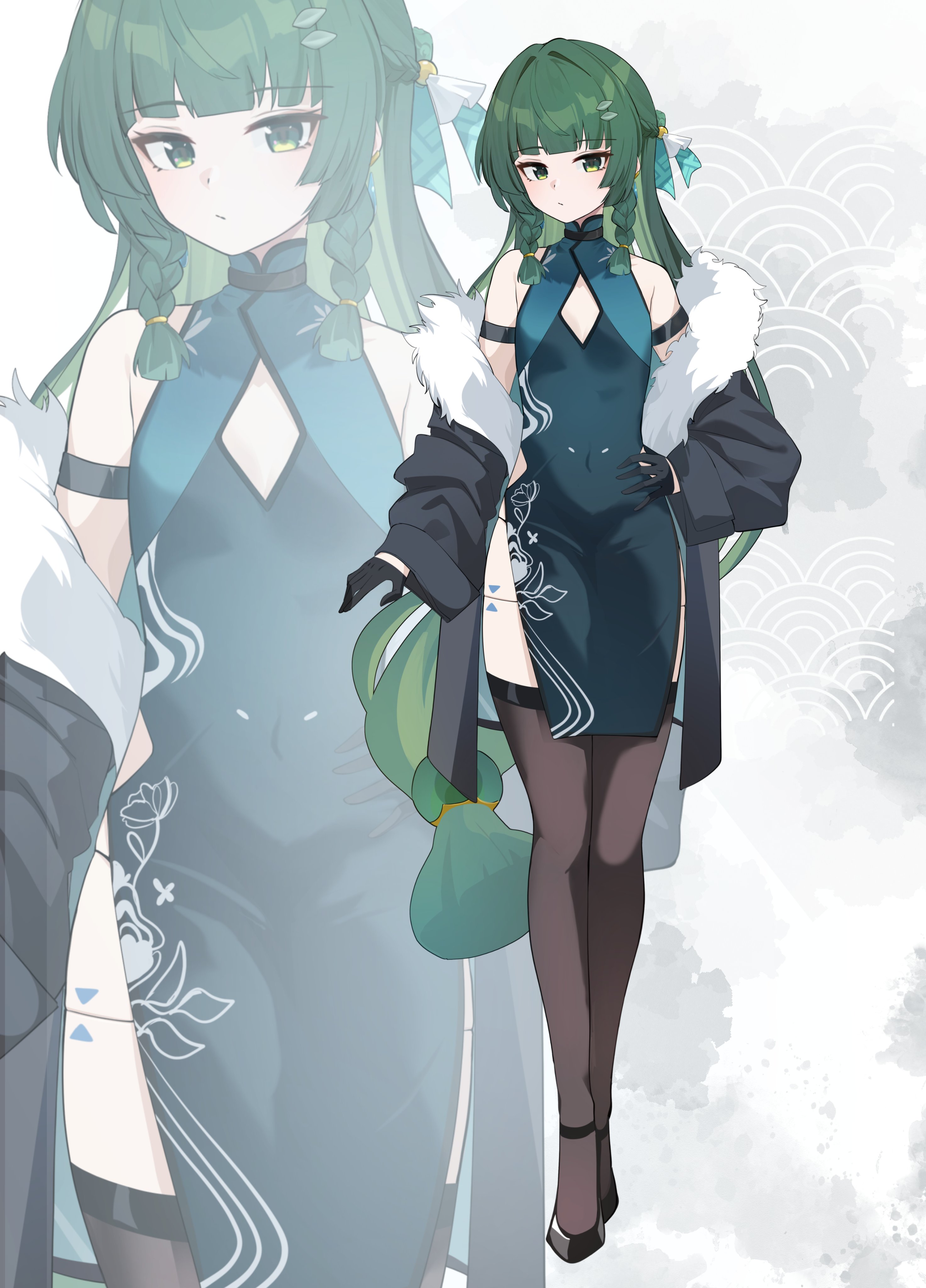 The Big ImageBoard (TBIB) - 1girl absurdres alternate costume armband black armband black ...