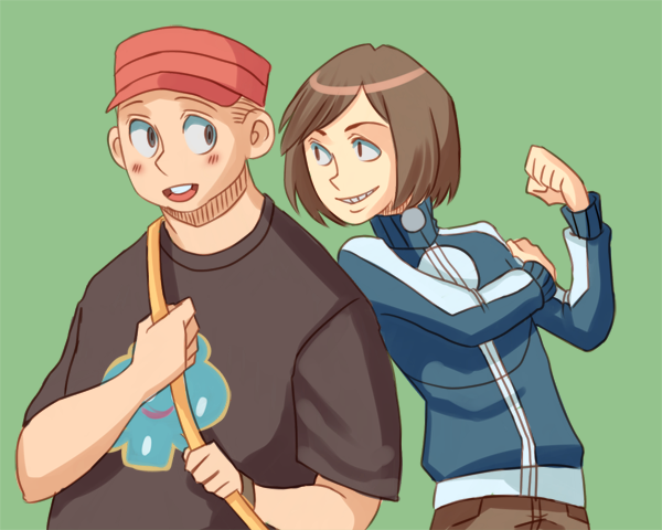 The Big ImageBoard (TBIB) - 2boys brown hair callum (pokemon) calme ...