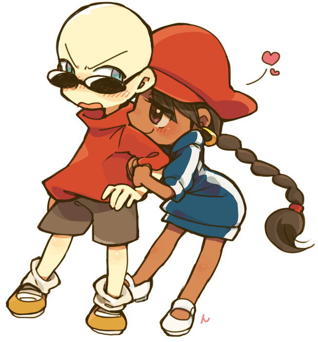 The Big ImageBoard (TBIB) - 1boy 1girl abigail lincoln bald boots ...