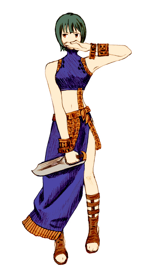 The Big ImageBoard (TBIB) - 1girl blade bracelet commentary request ...