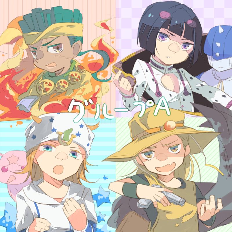 The Big ImageBoard (TBIB) - 4boys black hair blonde hair bruno ...