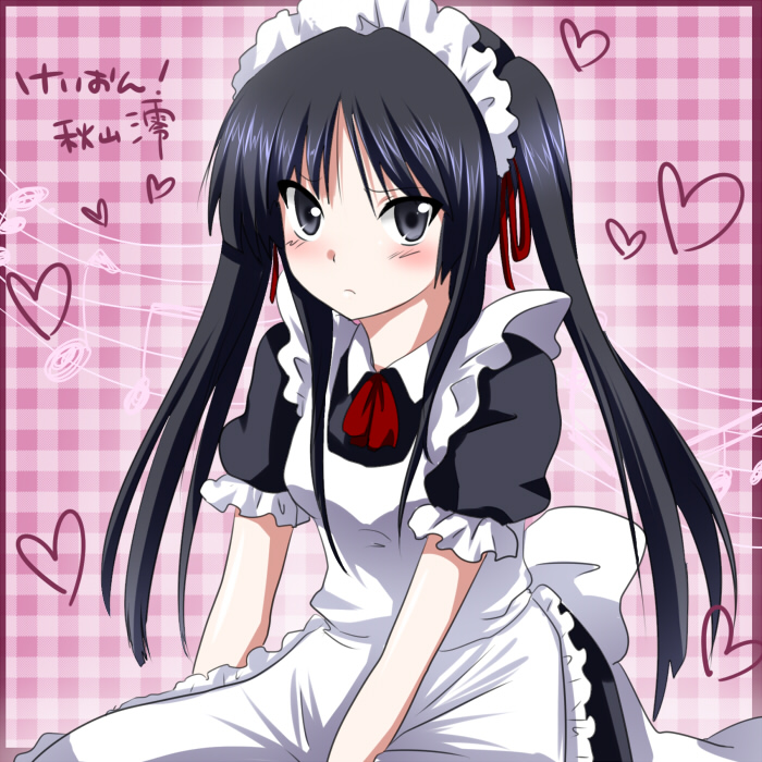 The Big ImageBoard (TBIB) - 1girl akiyama mio alternate costume bad id bad pixiv id black eyes ...