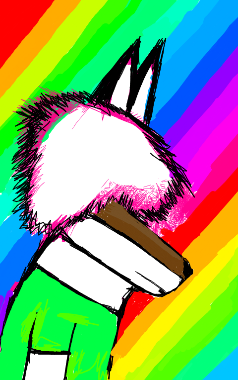 The Big ImageBoard (TBIB) - anthro black nose canid canine digital media (artwork) eyeless fox ...