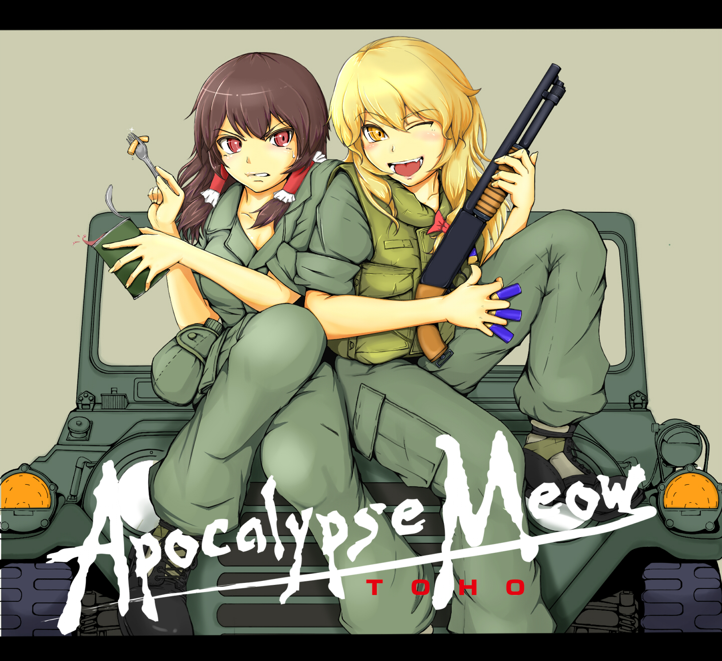 The Big ImageBoard (TBIB) - 2girls apocalypse now blonde hair boots ...