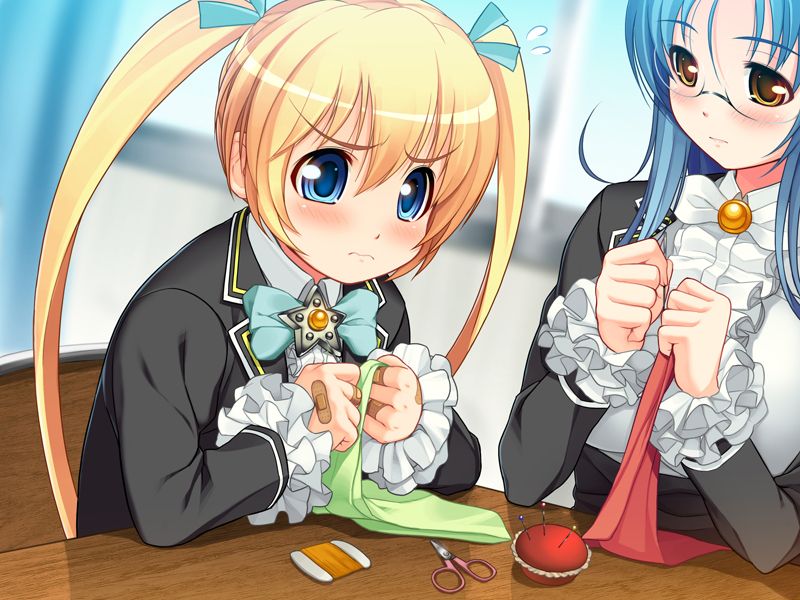 The Big Imageboard Tbib 2girls Game Cg Multiple Girls Nitroplus