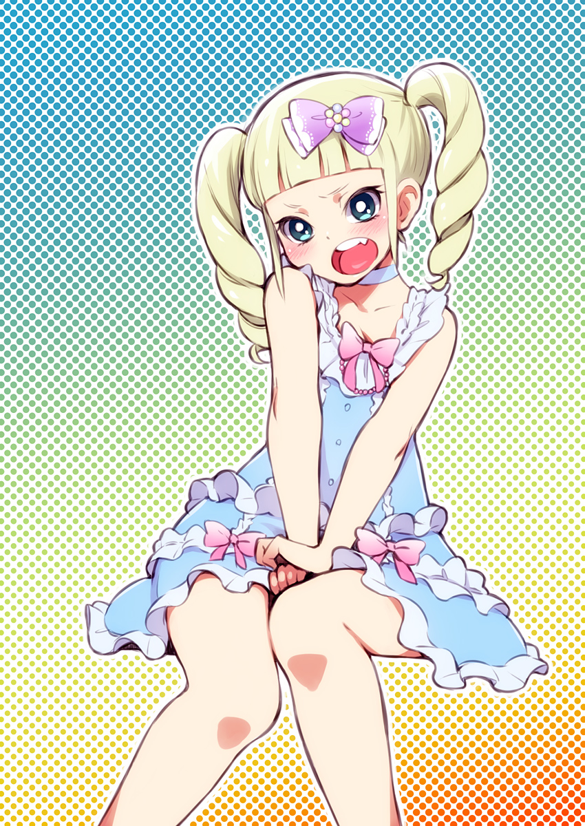 The Big ImageBoard (TBIB) - 1girl :o aikatsu! aikatsu! (series) aqua eyes blonde hair blush ...