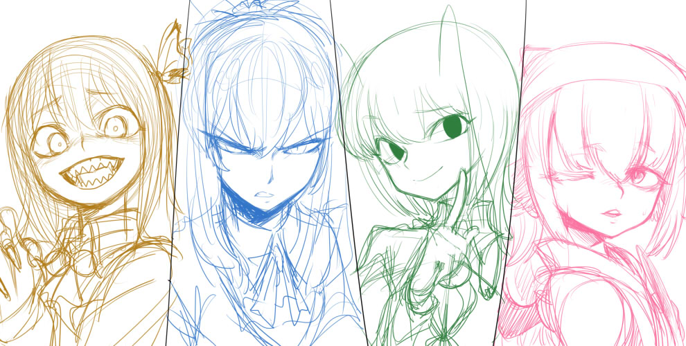 The Big ImageBoard (TBIB) - 4girls antennae cirno commentary request ...