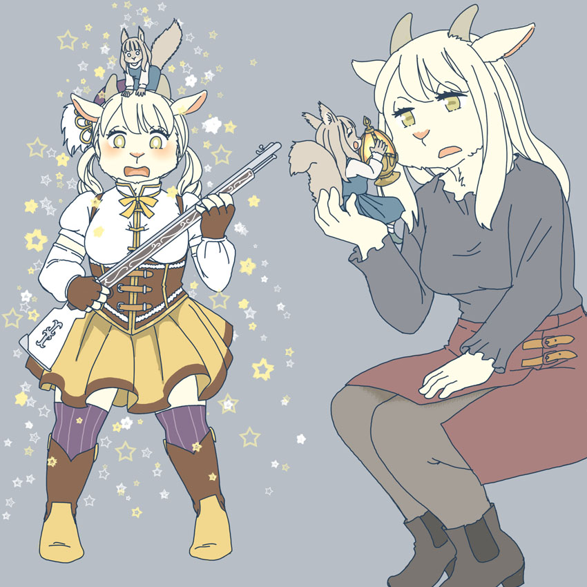 The Big ImageBoard (TBIB) - 1:1 anthro boots bovid caprine clothed clothing cosplay ekaki510 ...